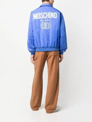 Moschino Logo-print Bomber Jacket