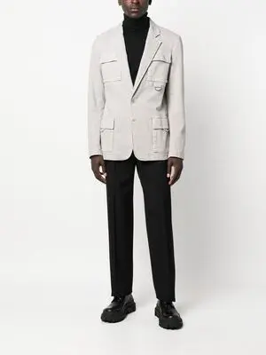 Moschino Military-style Cotton Safari Jacket