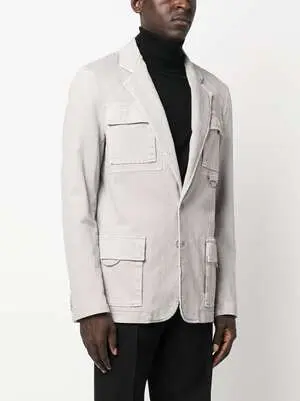 Moschino Military-style Cotton Safari Jacket