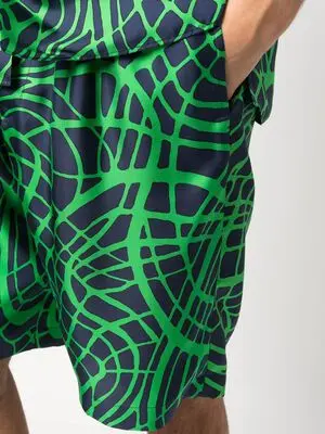 Moschino Graphic-print Tailored Shorts