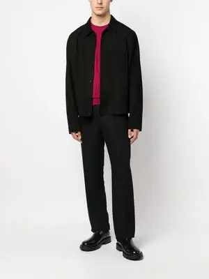 John Smedley Round Neck Knit Jumper - Pink