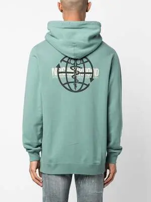 NEIGHBORHOOD Logo-print Hoodie - Green