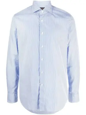 DELL'OGLIO Pinstripe Long-sleeved Shirt