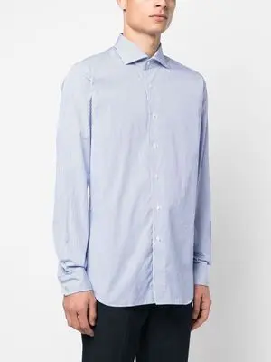 DELL'OGLIO Pinstripe Long-sleeved Shirt