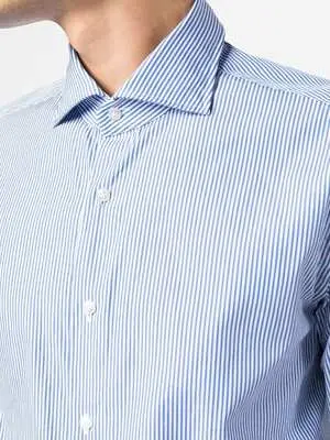 DELL'OGLIO Pinstripe Long-sleeved Shirt