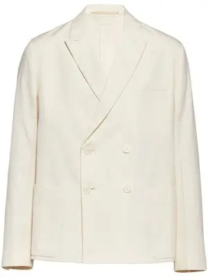 Prada Double-breasted Cotton Jacket