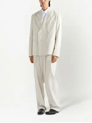 Prada Double-breasted Cotton Jacket