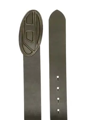 DIESEL® 1dr Logo-buckle Leather Belt