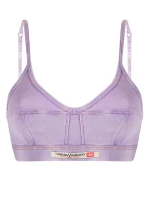 DIESEL® Ufsb-billiecut-dt Cotton Bralette - Purple