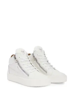 GIUSEPPE ZANOTTI Kriss Mid-top Sneakers - White