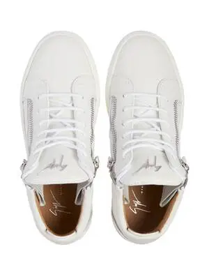 GIUSEPPE ZANOTTI Kriss Mid-top Sneakers - White