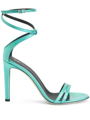 GIUSEPPE ZANOTTI 105mm Catia Sandals - Blue
