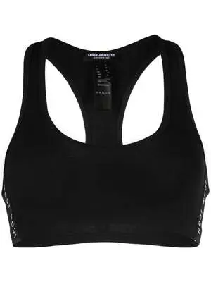 Dsquared2 Logo-print Sports-bra - Black