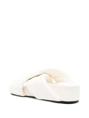 JIL SANDER Cross-strap Flat Sandals