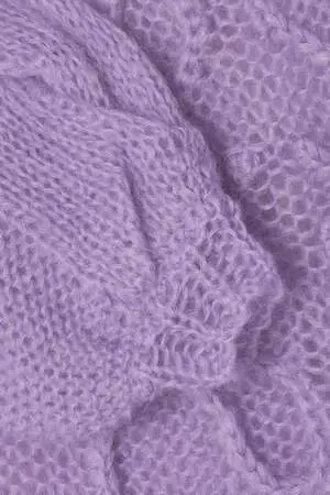 Loewe Anagram Open-knit Mohair-blend Sweater