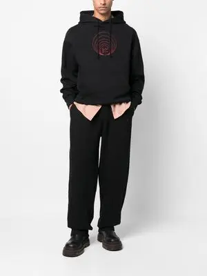GMBH Embroidered-logo Detail Hoodie - Black