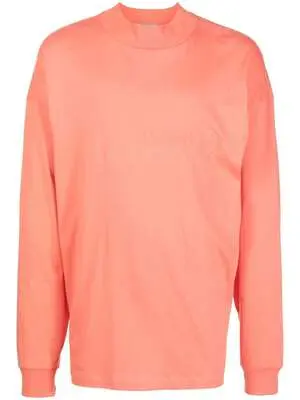 Fear Of God Logo-embossed Long-sleeve T-shirt - Orange