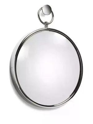 FORNASETTI Magic Chrome-framed Circular Mirror