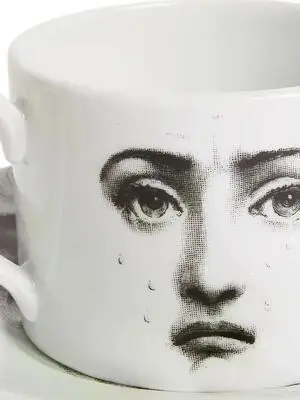 FORNASETTI Face Print Tea Cup