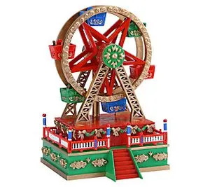 MR. CHRISTMAS Mini Carnival Music Box Ferris Heel