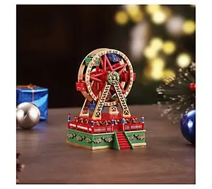 MR. CHRISTMAS Mini Carnival Music Box Ferris Heel