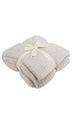 Barefoot Dreams Barefoot Dreams Cozychic Ribbed Throw In Cream. Almond