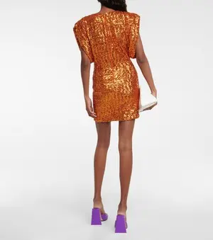 Attico Annie Sequined Minidress
