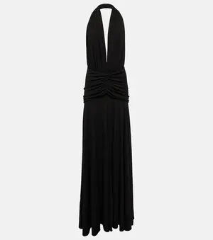 Alaïa Halterneck Gown - Black