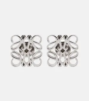 Loewe Anagram Stud Earrings - Silver