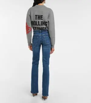 7 For All Mankind Mid-rise Bootcut Jeans - Blue