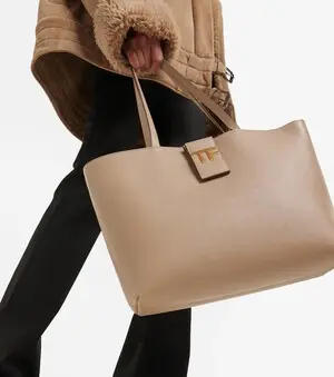 TOM FORD Tf Small Leather Tote Bag