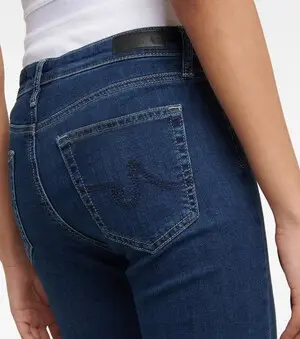Ag Mari High-rise Slim Jeans - Blue