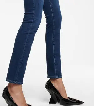Ag Mari High-rise Slim Jeans - Blue