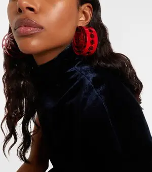 Alaïa Medium Hoop Earrings