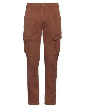 DANIELE ALESSANDRINI Cotton-blend Cargo Pants - Brown