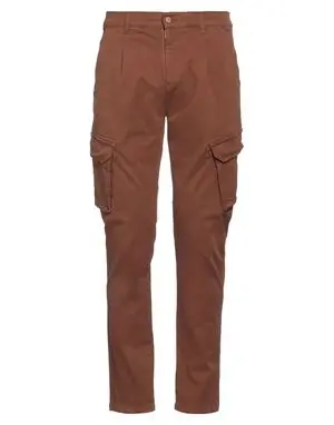 DANIELE ALESSANDRINI Cotton-blend Cargo Pants - Brown
