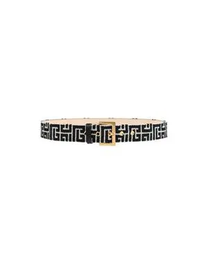 Balmain Patterned Belt - Black