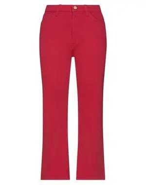 MANILA GRACE Boot-cut Jeans With Five Pockets - Red