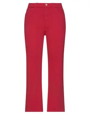 MANILA GRACE Boot-cut Jeans With Five Pockets - Red