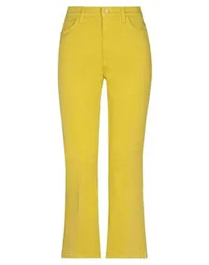 MANILA GRACE Boot-cut Jeans With Five Pockets - Yellow