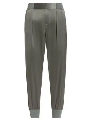 ATM Anthony Thomas Melillo Women's High-Rise Silk Joggers - True Navy  - Olive Drab