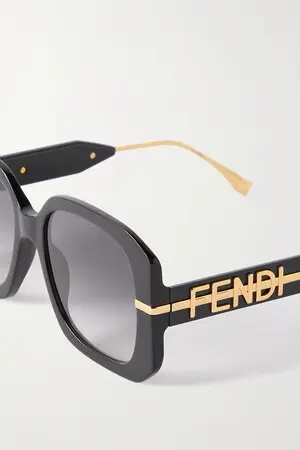 Fendi Oversized Square-framed Acetate Sunglasses
