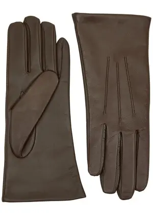 DENTS Maisie Leather Gloves - Brown