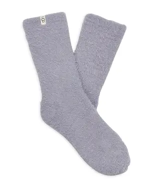 UGG Teddy Cozy Crew Socks - Cloudy Grey