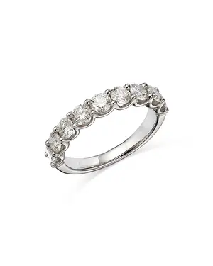 Bloomingdale'S Diamond Band In 14k Gold, 1.50 Tcw - White