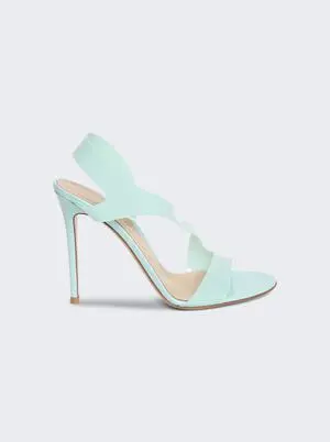 GIANVITO ROSSI Glass Heeled Sandals - Bora Bora
