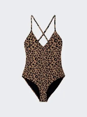 Mara Hoffman Emma Leopard One-piece Swimsuit