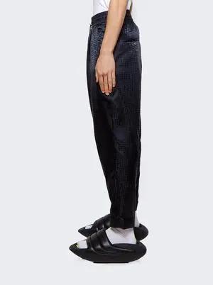 Balmain Monogram Nylon Tapered Pants
