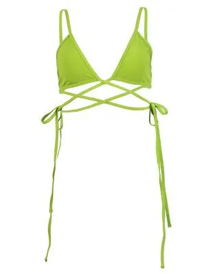 Christopher Esber Looped Tie Bikini Top - Apple