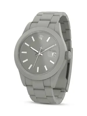 PRIVATE LABEL LONDON Datejust Oyster Bracelet Watch Cloud Grey Dial